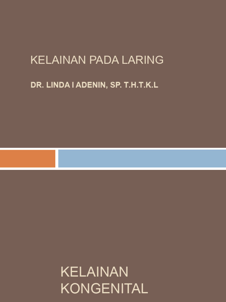 SSS2 K24 Kelainan Pada Laring | PDF