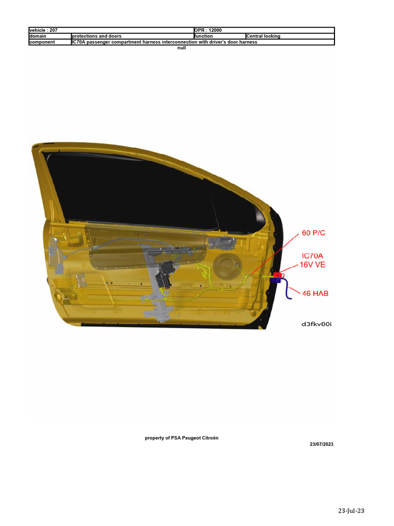 207 Door Harness | PDF