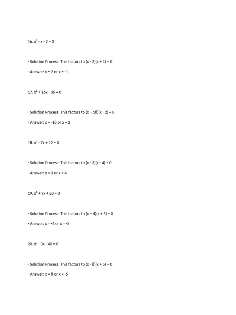 shythere math | PDF | Quadratic Equation | Factorization