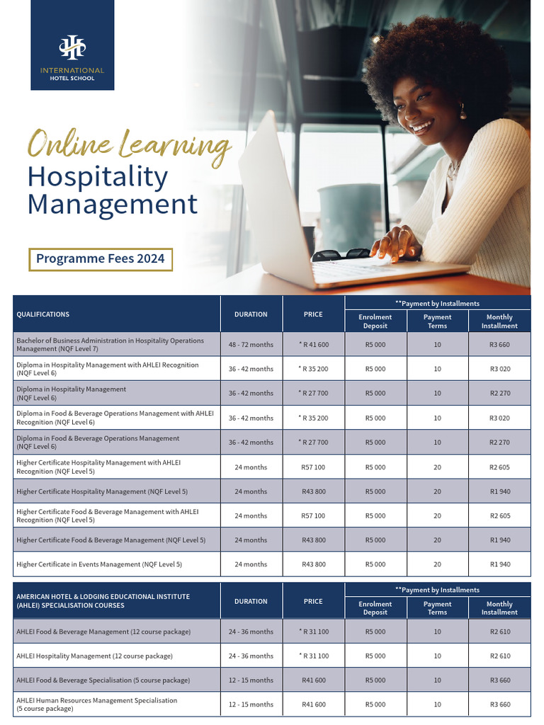 IHS Online Fee Sheets 2024 Web | PDF | Diploma