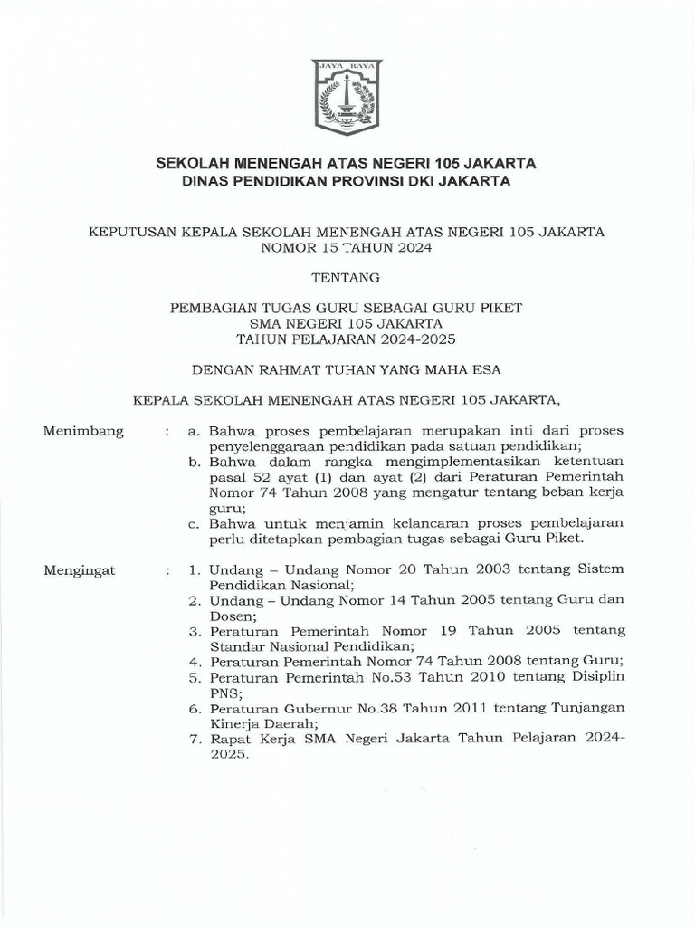 SK GURU PIKET 2024-2025 | PDF