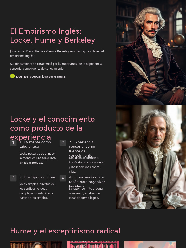 10 Filosofia de La Ciencia de La conducta-El-Empirismo-Ingles-Locke-Hume-y-Berkeley | PDF ...