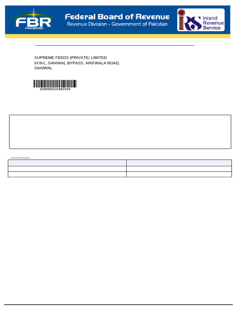 Tax Return Filing Extension Notice | PDF