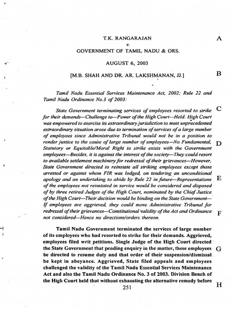 T.k rangarajan case | PDF | Jurisdiction | High Court Of Australia