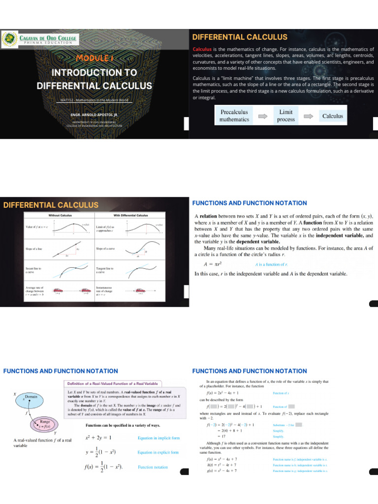 Calculus for Engineering Students | PDF | Curvature | Derivative