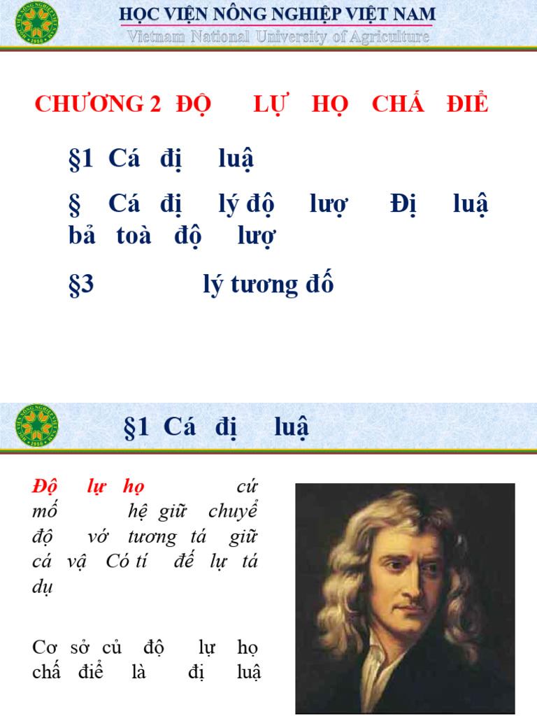 Chuong 2A. Dong Luc Hoc Chat Diem | PDF