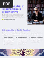 El Aprendizaje Significativo de David Ausubel | PDF | Aprendizaje ...
