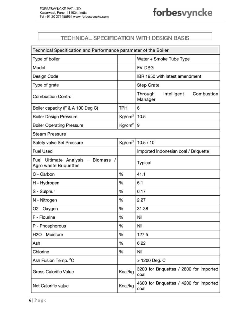 Coal Specification | PDF