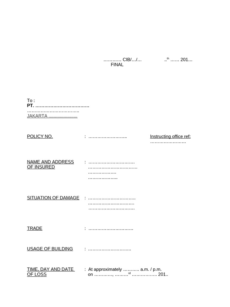 Final (CIB) | PDF | Business Law | Insurance