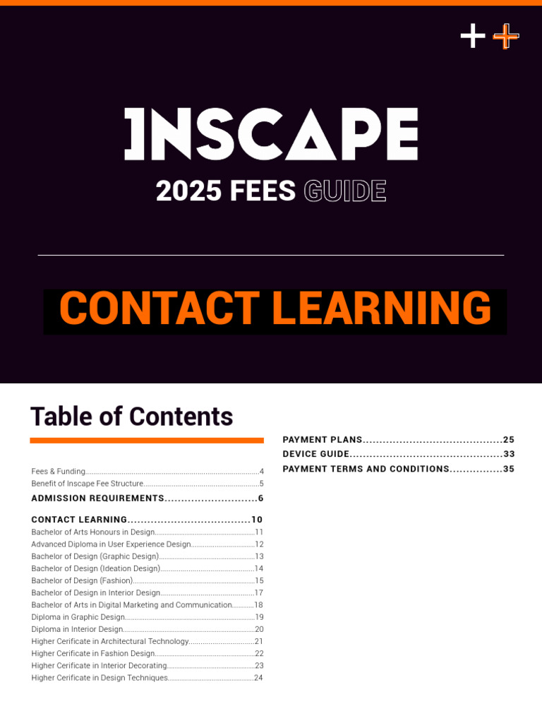Inscape 2025 Fees Booklet Year 1 | PDF