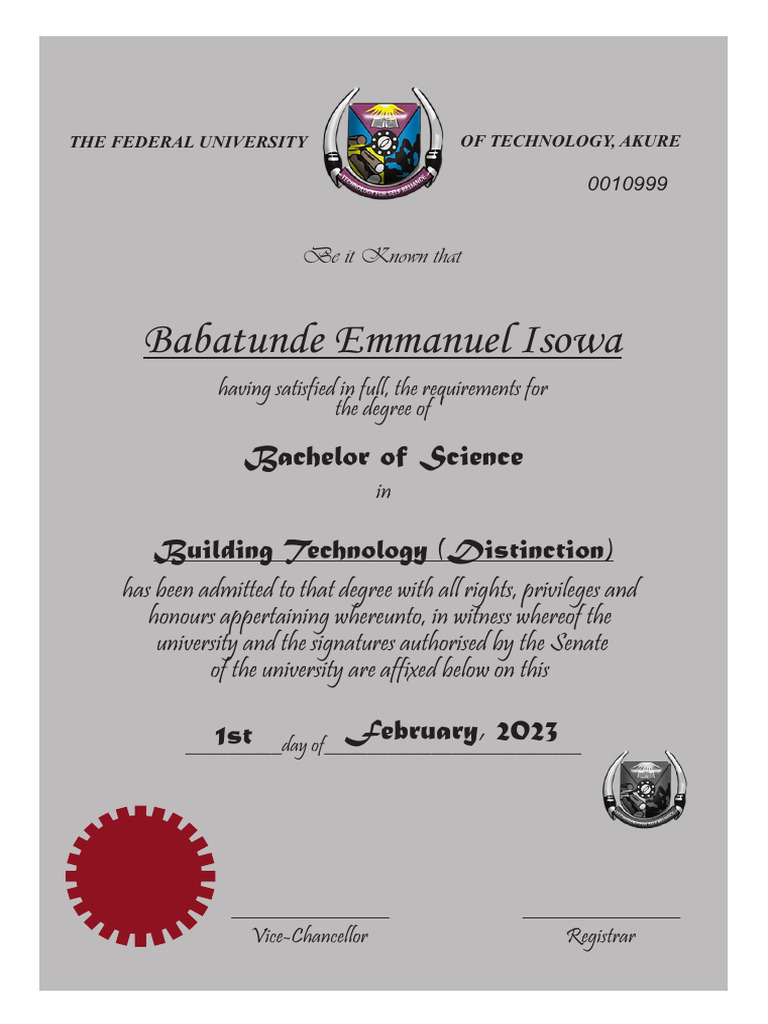 Babatunde Emmanuel Isowa | PDF