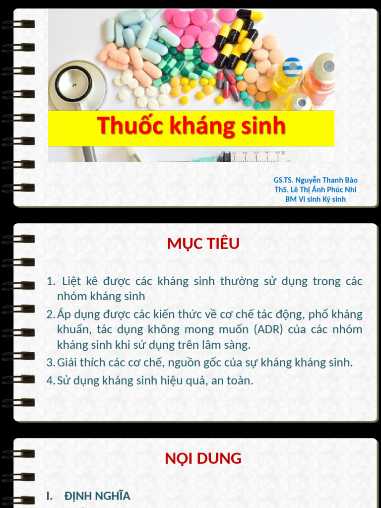 THUỐC-KHÁNG-SINH-Y1 | PDF