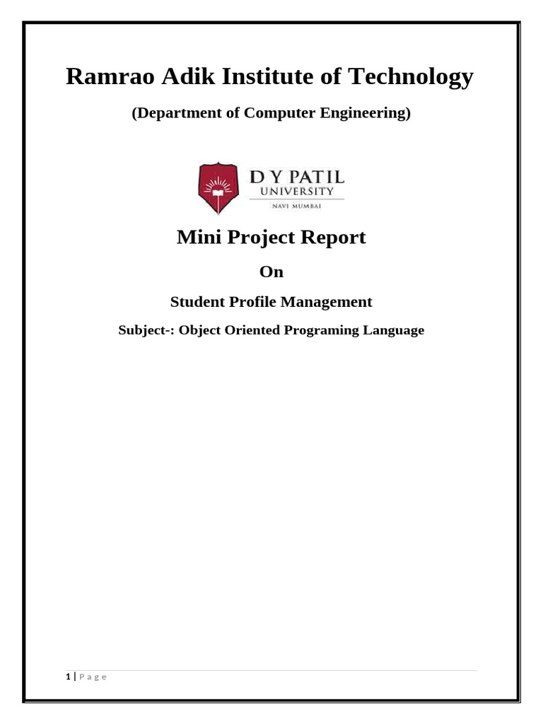 Students Profile Management | PDF | Graphical User Interfaces ...