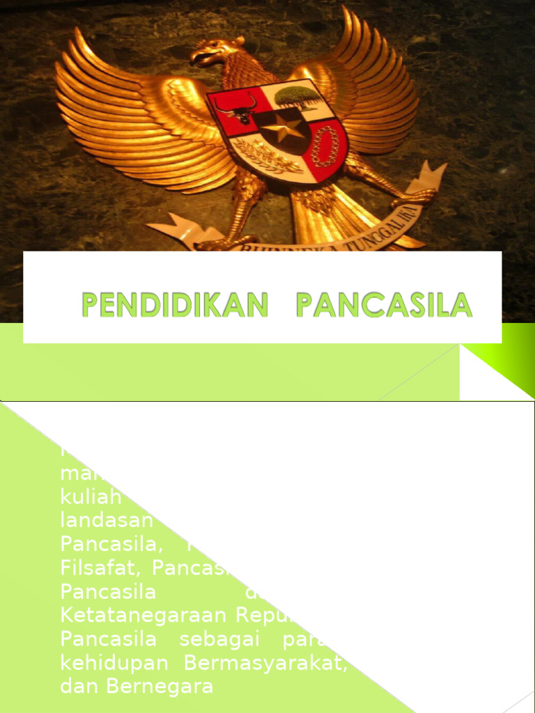 Pendidikan PANCASILA Pengantar | PDF