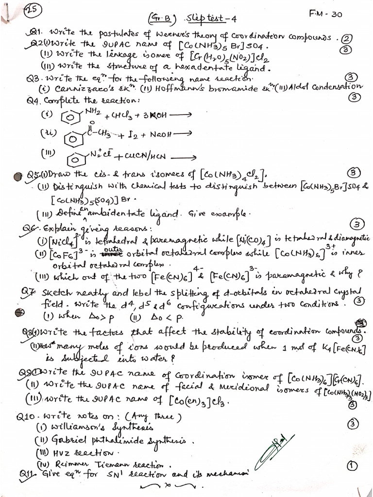 Slip Test GrA, B, C | PDF