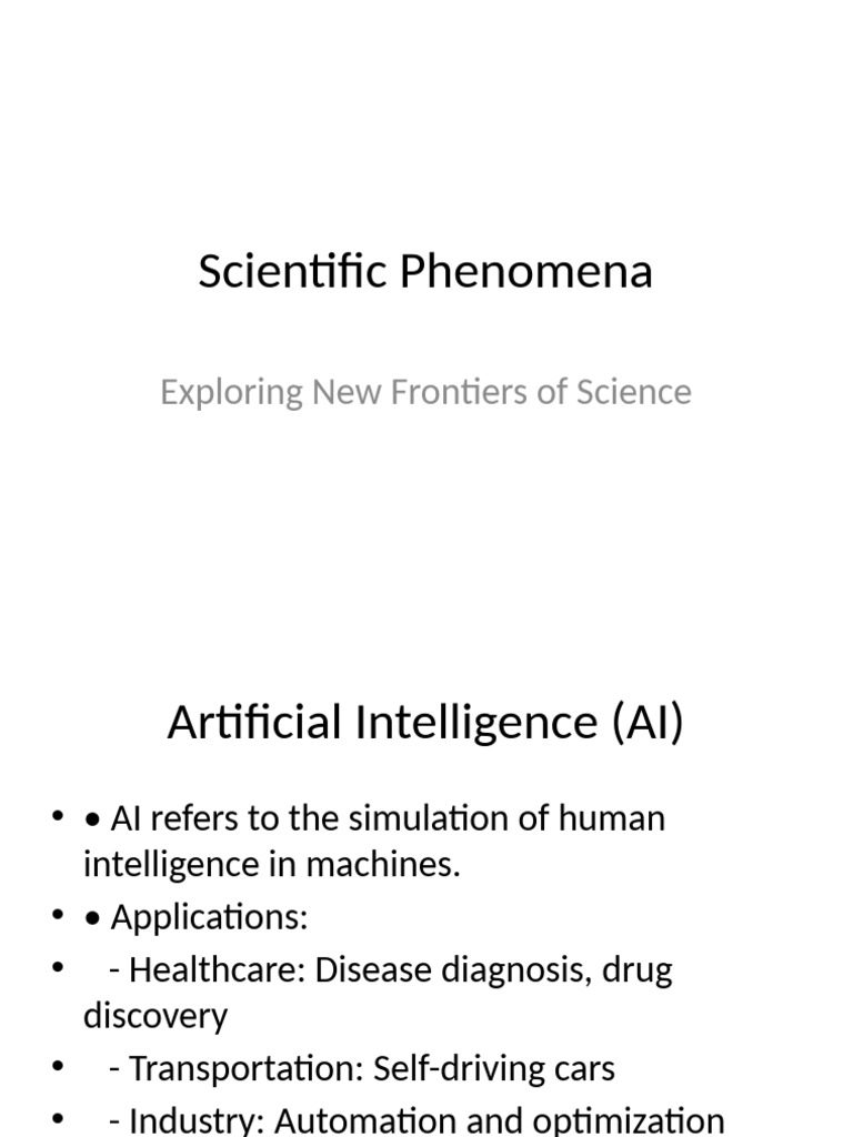 Scientific_Phenomena_Presentation | PDF