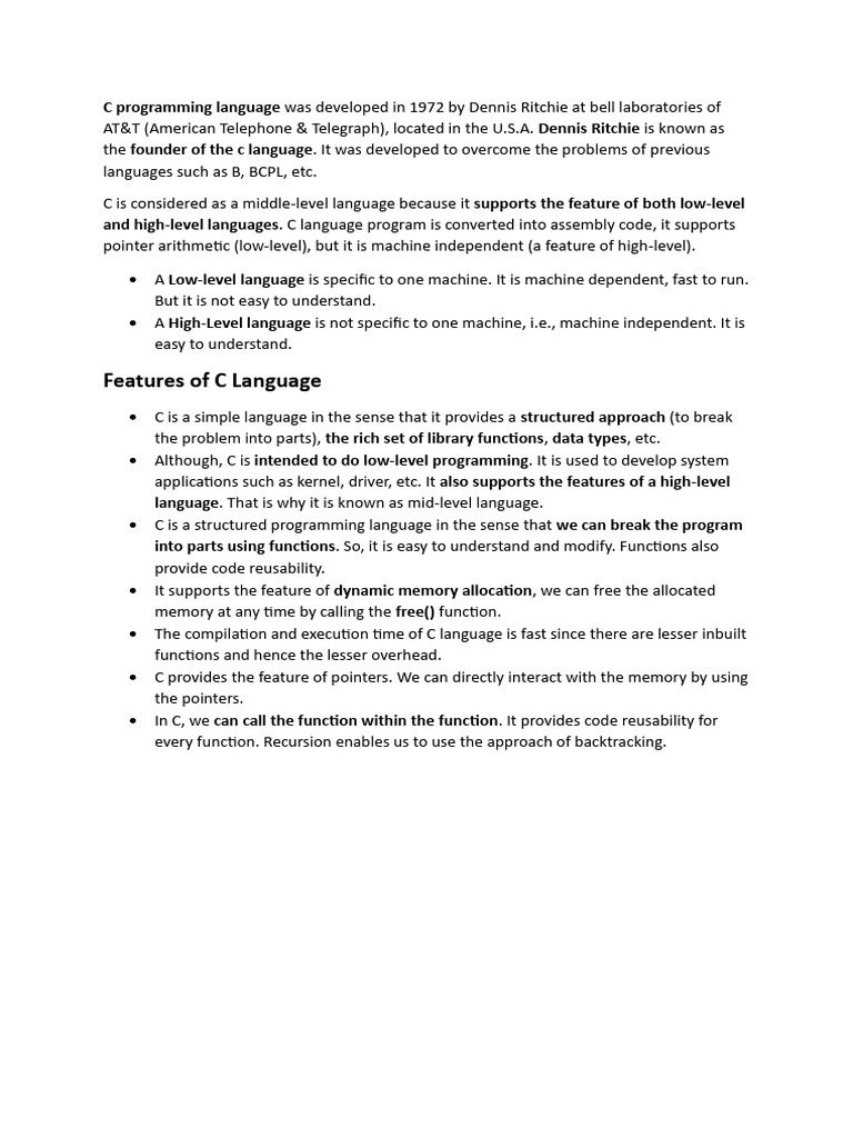 C Complete | PDF | C (Programming Language) | Data Type