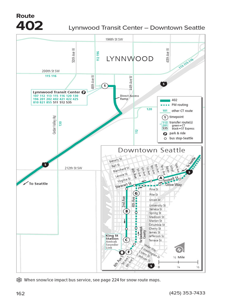 402 | PDF | Seattle | Public Transport