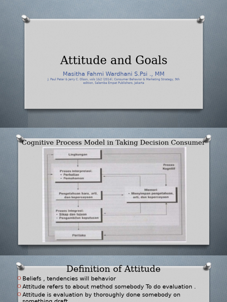 CHAPTER 5 Attitude and Goals | PDF | Attitude (Psychology) | Behavior