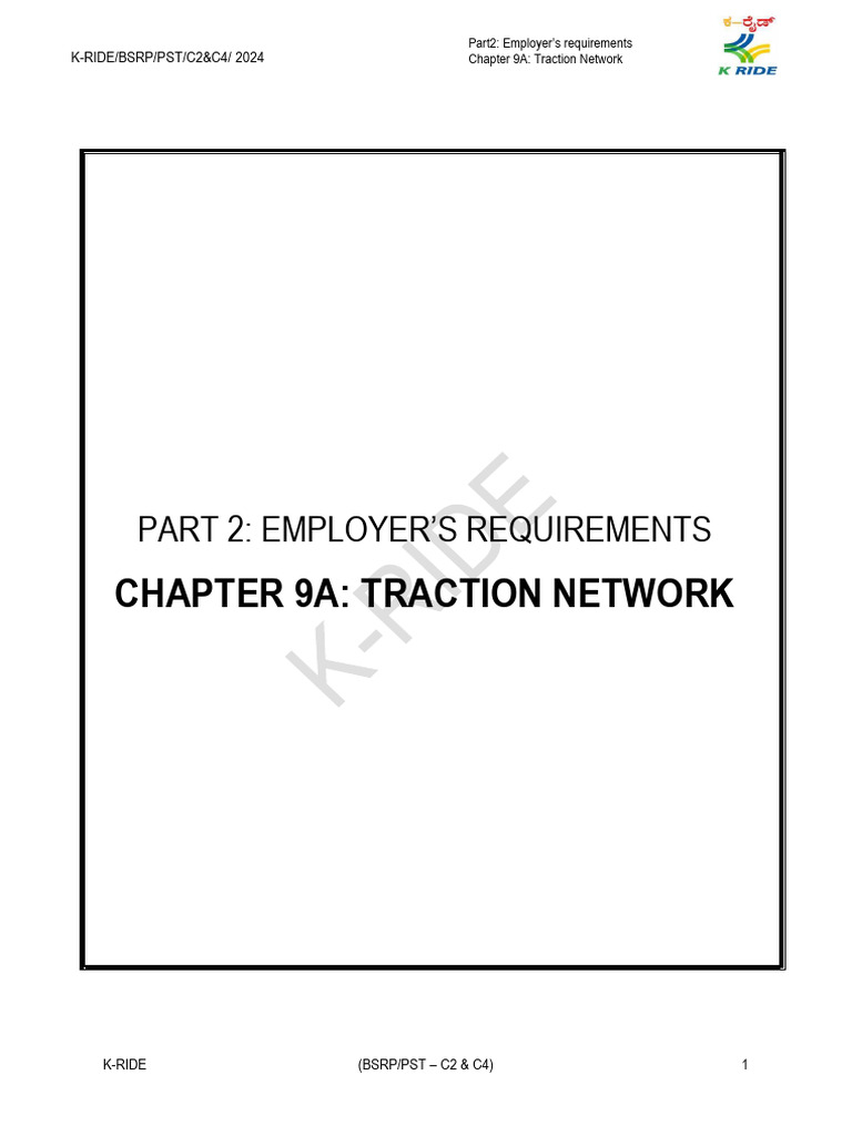 Chapter-9A Traction Network | PDF | Insulator (Electricity) | Electrical Substation