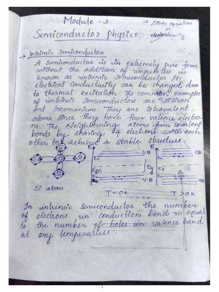 Semiconductor Physics | PDF