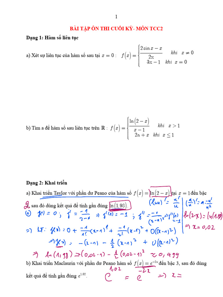 BT Ôn Thi CK-sua | PDF