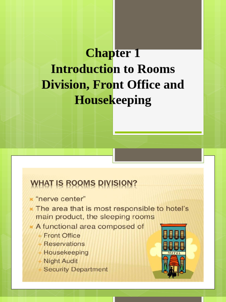 Introduction to Rooms Division | PDF