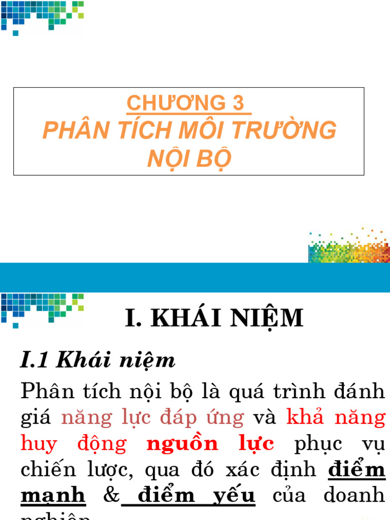 QTCL - Chuong 3 Phan Tich Moi Truong Noi Bo | PDF
