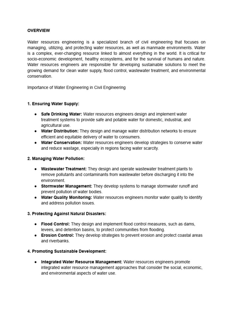 Water Resources Engineering | PDF | Water | Water Resources