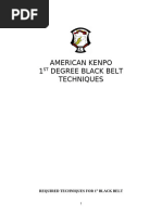 Ed Parker's American Kenpo 16 Technique System | PDF | Professional ...