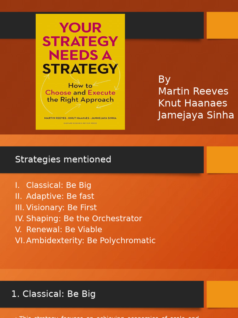 Your Strategy Needs A Strategy | PDF | Retail | Innovation