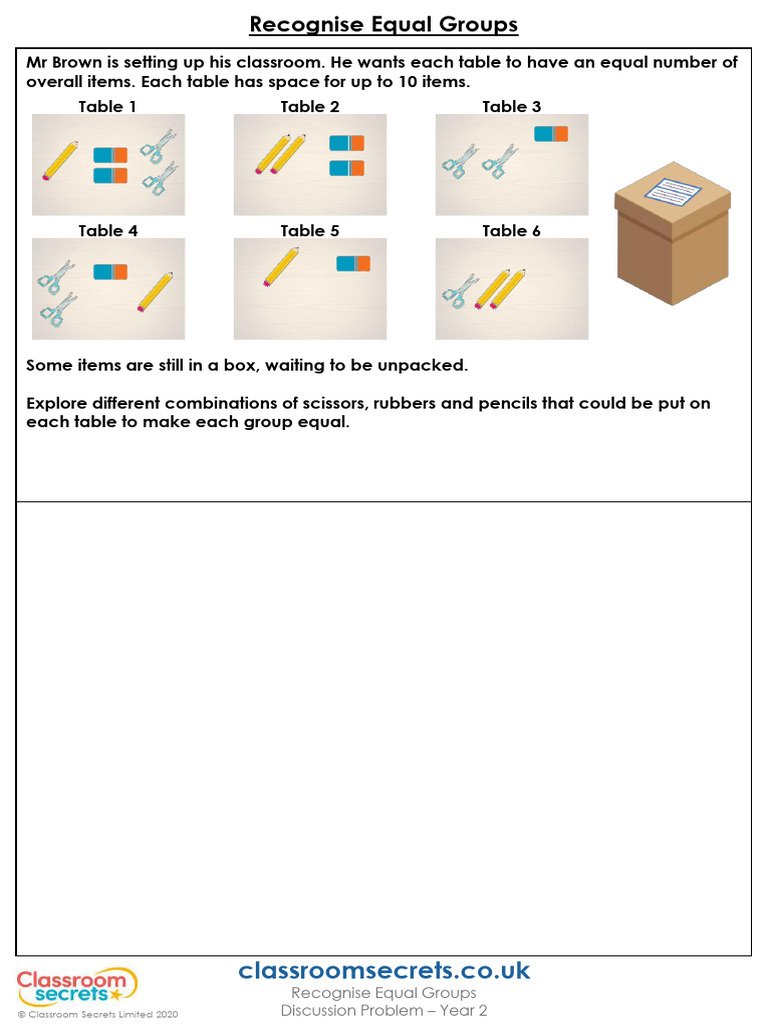 Year 2 Recognise Equal Groups DP | PDF