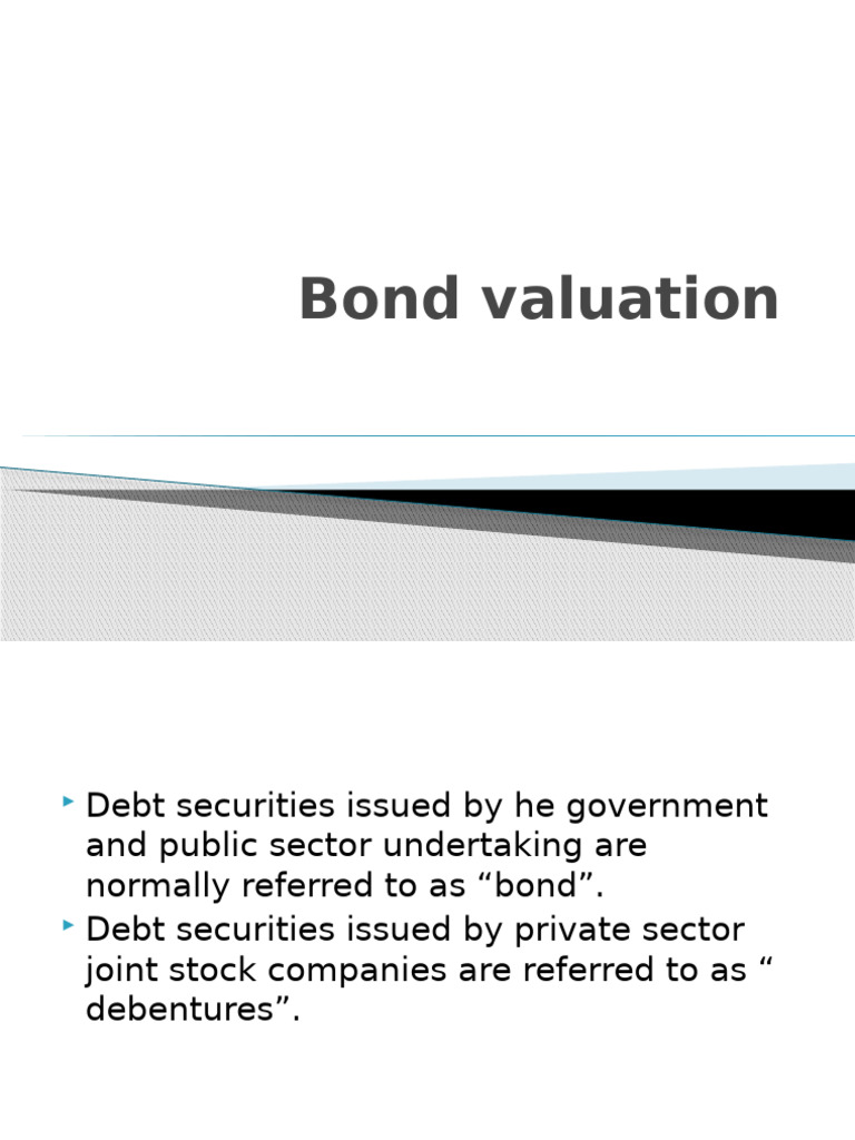 bond valuation | PDF | Bonds (Finance) | Yield (Finance)