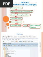 SAP SD Pricing Procedure 18 Fields Cheat Sheet | PDF
