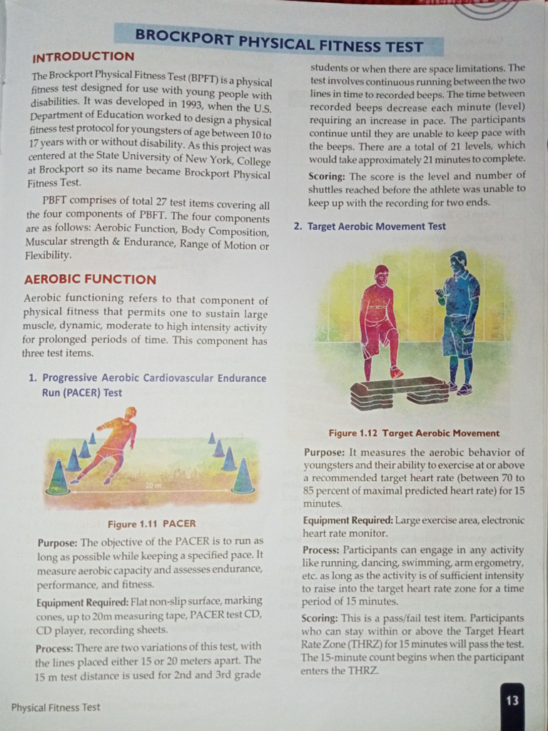Brockport Physical Fitness Test | PDF