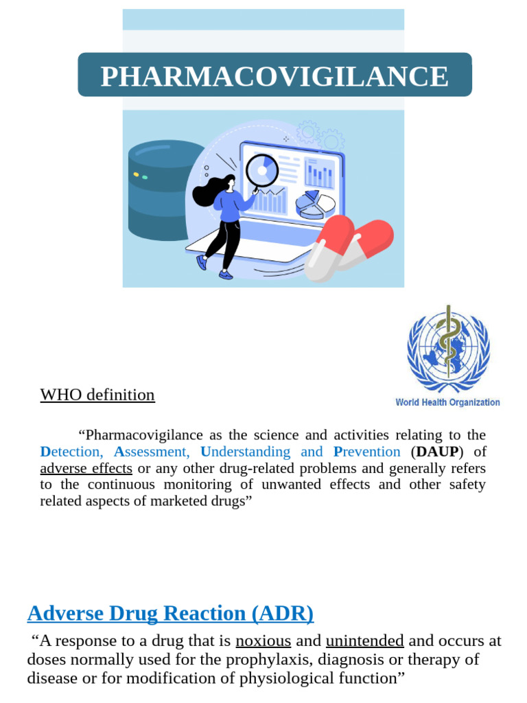 ADR - Part I | PDF | Pharmacovigilance | Medical Specialties
