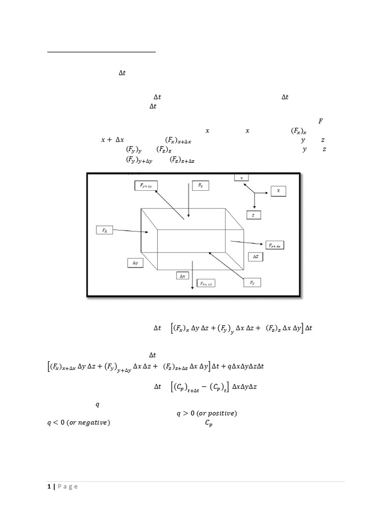 Continuity Equation Derivation for Fluids | PDF | Physics | Applied And ...