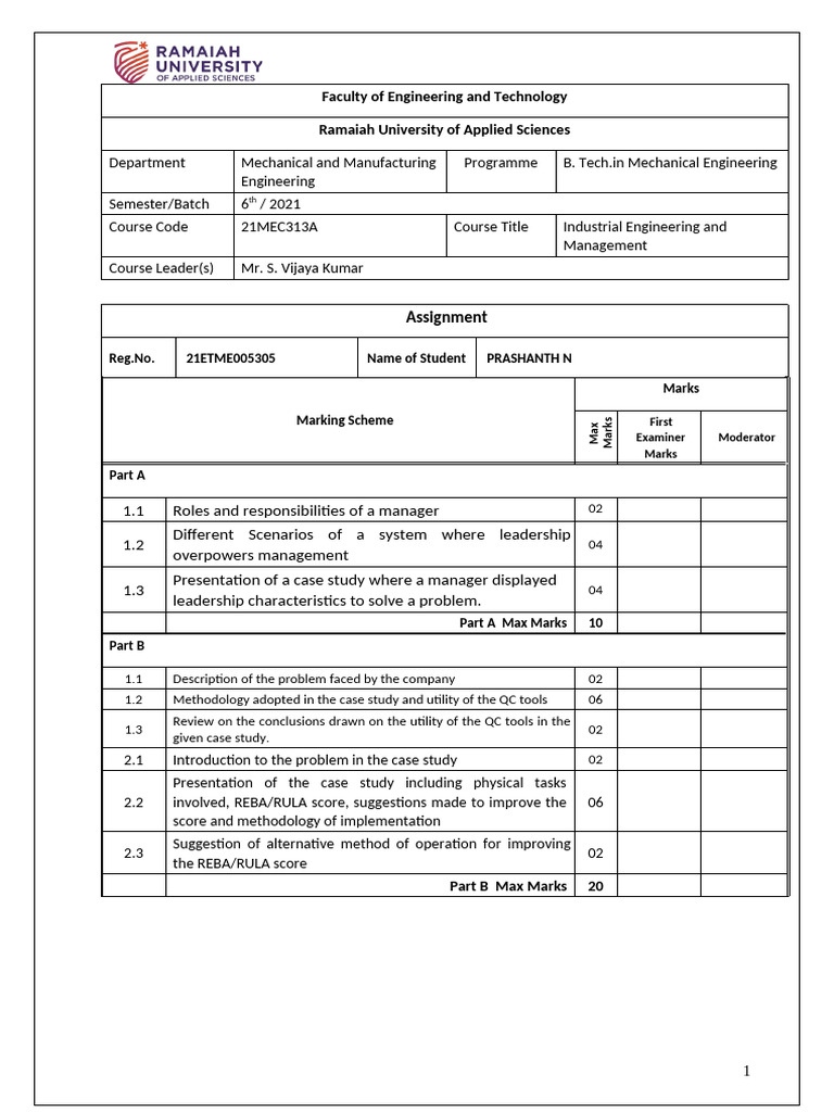 IEM - Assignment - 24 PRASH | PDF | Leadership | Crisis Management