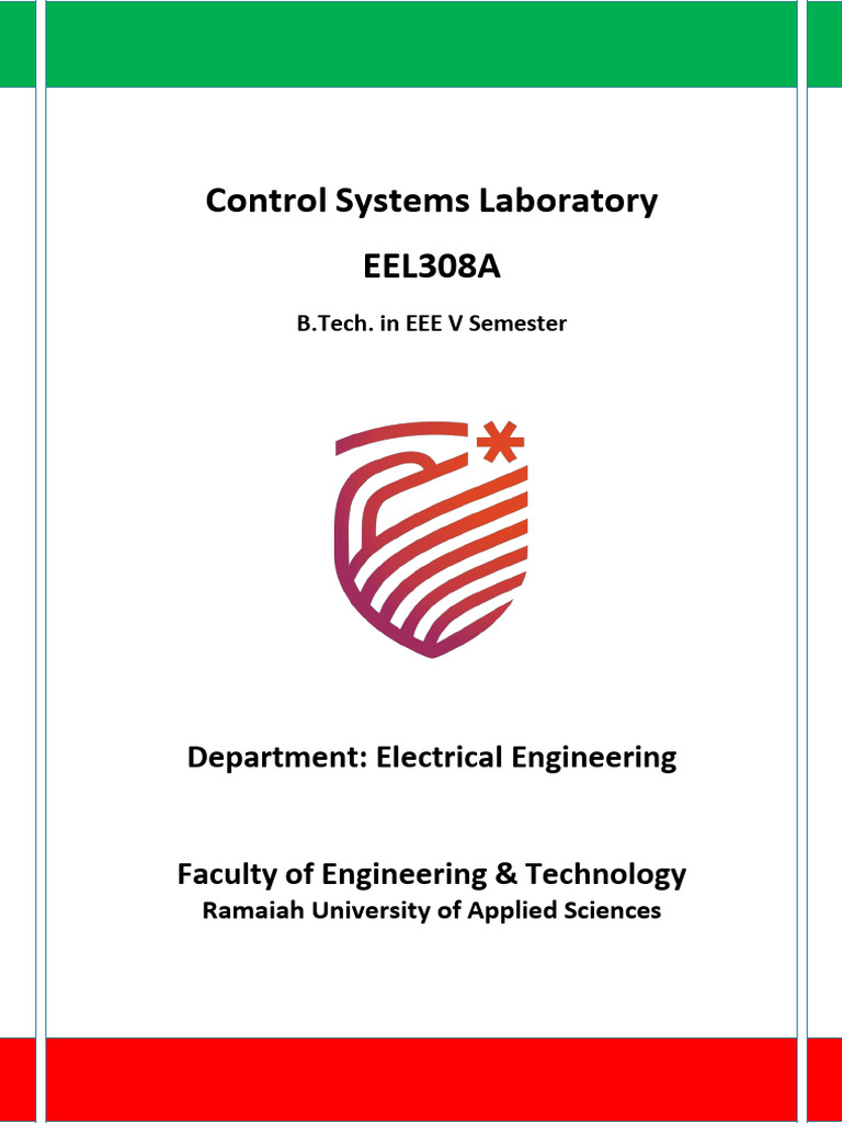 control system | PDF | Matlab | Electrical Network