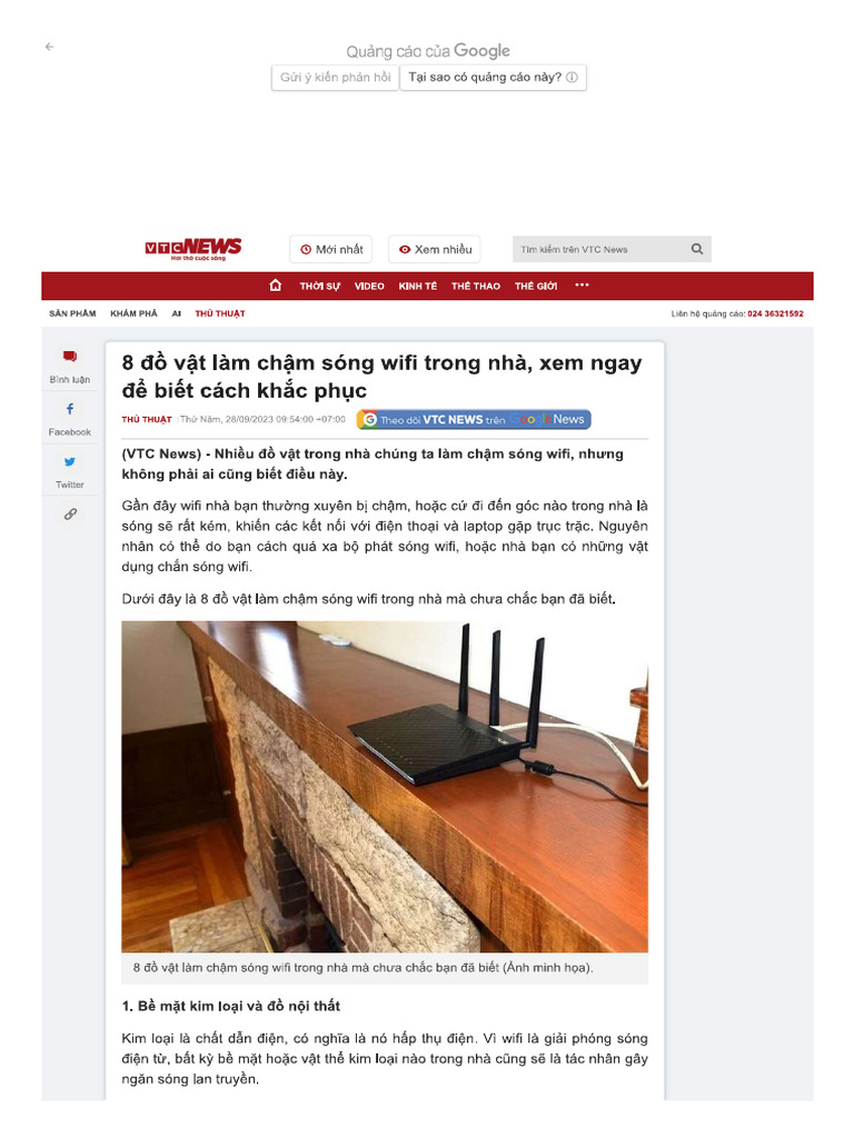 8 Do Vat Lam Cham Song Wifi | PDF