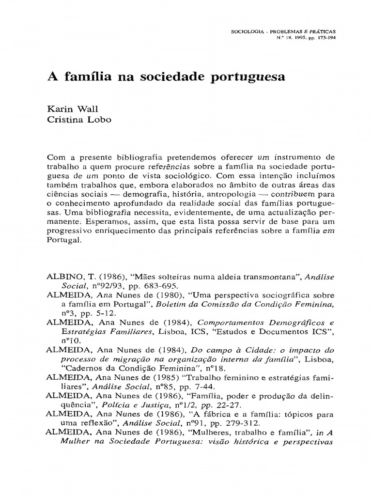 Karin Wall - Publicações 1995, Nº2 | PDF