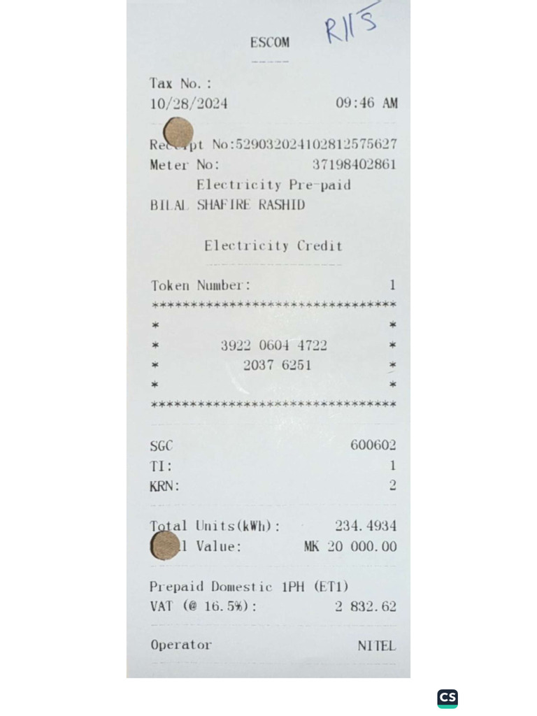 Electricity Bill | PDF