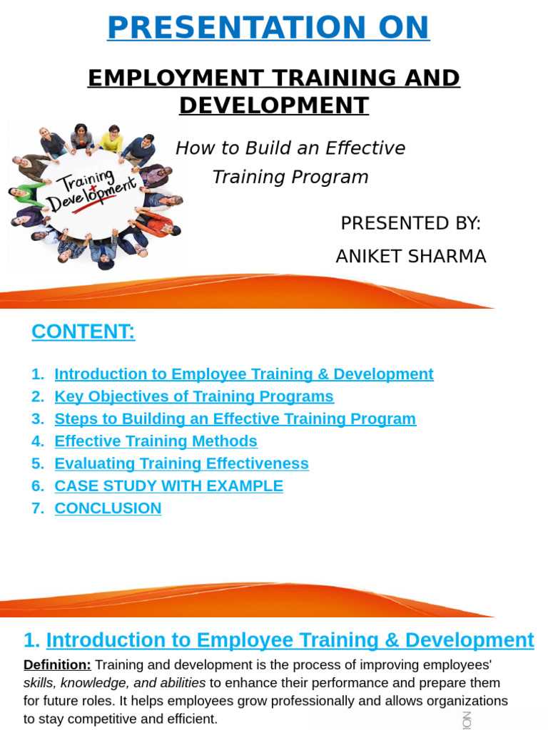 Employment Training and Development | PDF | Employee Retention | Employment