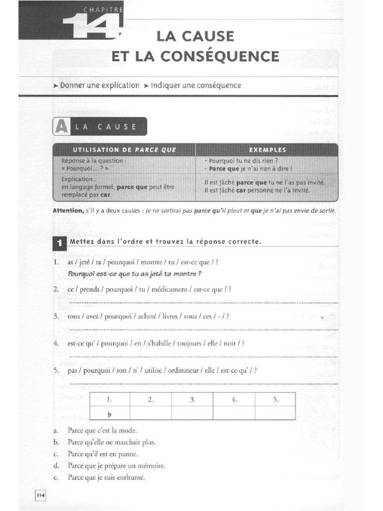 Cause et conséquence | PDF