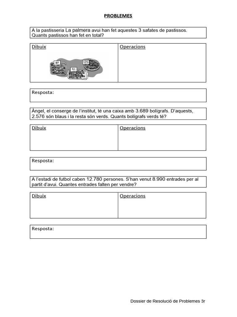 Dossier Problemes 2n Trimestre | PDF