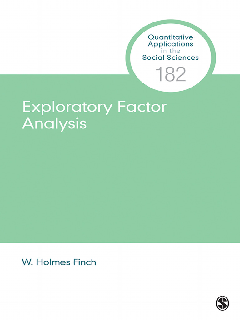 Exploratory Factor Analysis Overview | PDF | Factor Analysis ...