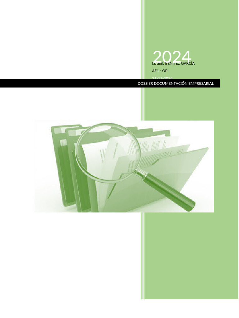 Dossier Documentos Supuestos 1 | PDF