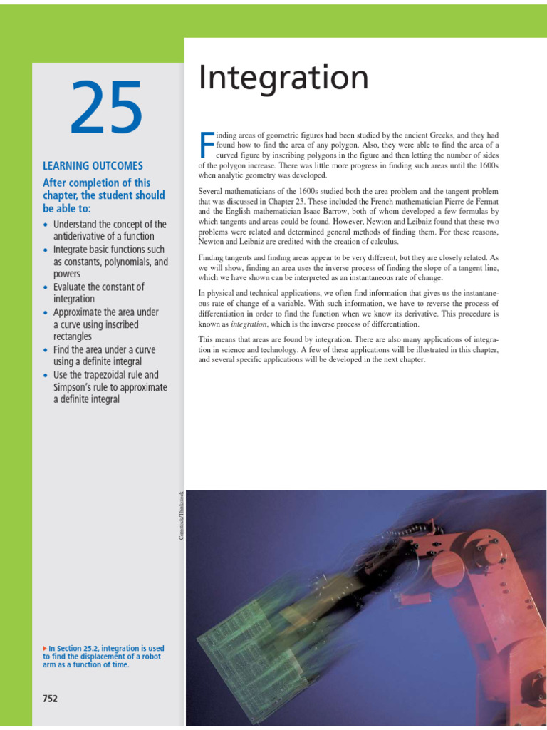 Integral Lecture 3 | PDF | Tangent | Area