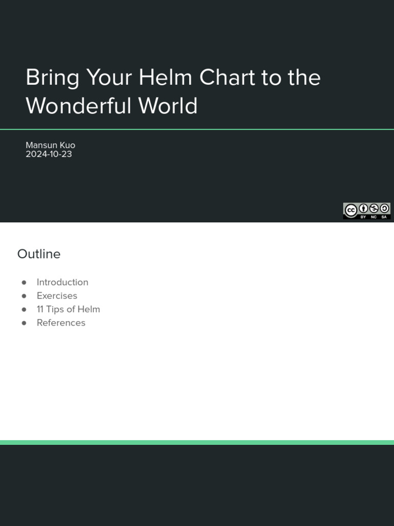 Bring Your Helm Chart To The Wonderful World | PDF | Software ...