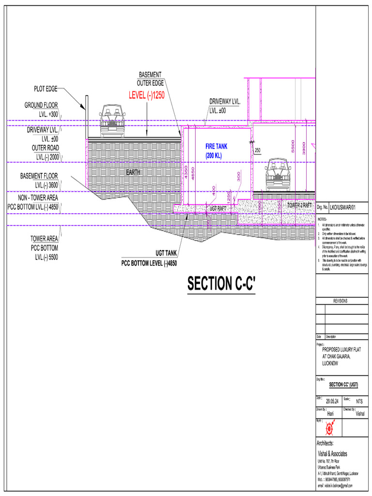 Sky Mansion Section CC' (UGT) Tower-2 29.05.24 | PDF